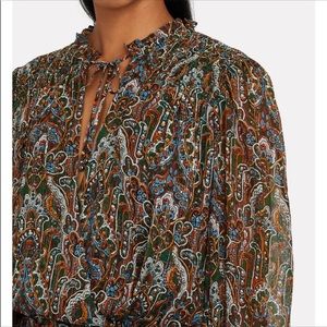 Veronica Beard | Dresses | Nwt Veronica Beard Green Armeria Paisley ...